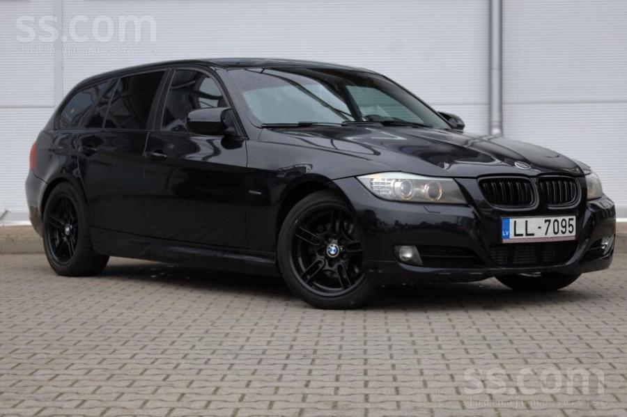 Black BMW 320 2009 in Riga, with an engine capacity of 2.00 L and mileage of 383 thousand km for 2995 €, photo 4 on AUTOMOTO.COM.LV