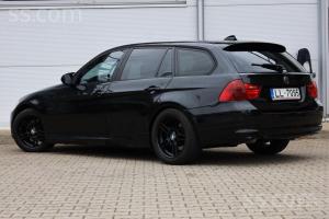 Black BMW 320 2009 in Riga, with an engine capacity of 2.00 L and mileage of 383 thousand km for 2995 €, photo 5 on AUTOMOTO.COM.LV