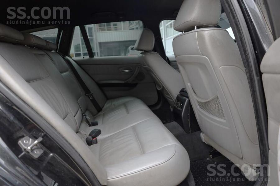 Black BMW 320 2009 in Riga, with an engine capacity of 2.00 L and mileage of 383 thousand km for 2995 €, photo 14 on AUTOMOTO.COM.LV