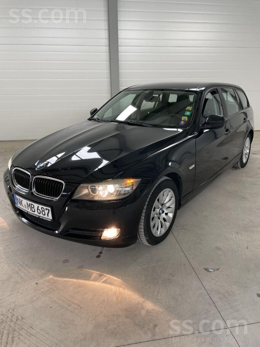 Black BMW 320 2010 in Balvi, with an engine capacity of 2.00 L and mileage of 330 thousand km for 2999 €, photo 1 on AUTOMOTO.COM.LV