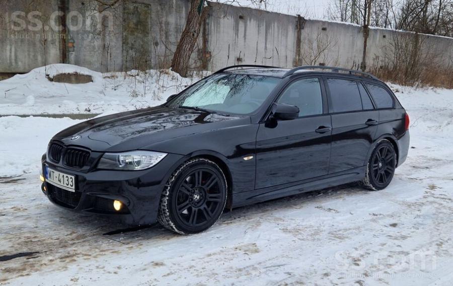 Black BMW 320 2010 in Jelgava, with an engine capacity of 2.00 L and mileage of 267 thousand km for 6300 €, photo 2 on AUTOMOTO.COM.LV