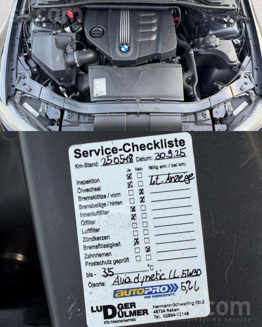 Melns BMW 320 2010 Rīga, ar dzinēja tilpumu 2.00 L un nobraukumu 258 tūkst. km par 5650 €, foto 34 vietnē AUTOMOTO.COM.LV