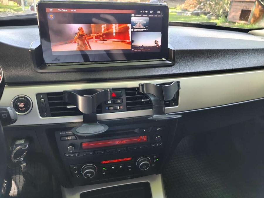 Black BMW 320 2010 in Vilnius, with an engine capacity of 2.00 L and mileage of 296 thousand km for 3700 €, photo 14 on AUTOMOTO.COM.LV