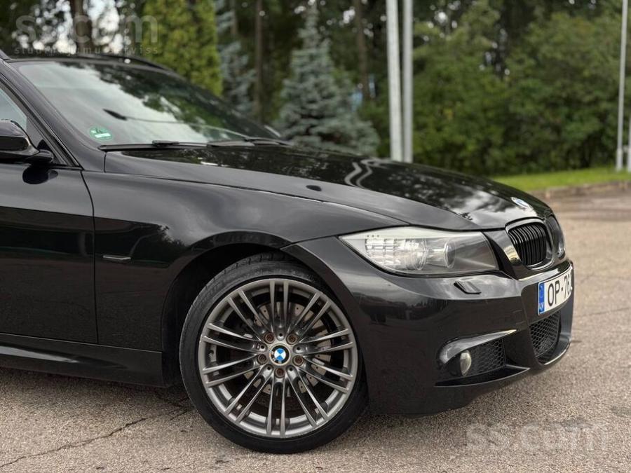 Black BMW 320 2010 in Riga, with an engine capacity of 2.00 L and mileage of 301 thousand km for 6550 €, photo 14 on AUTOMOTO.COM.LV