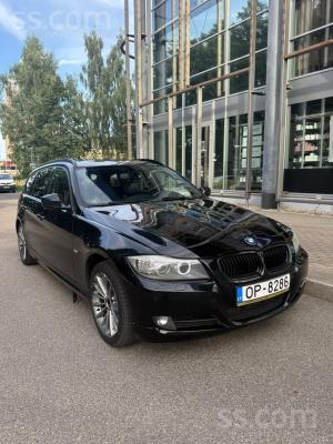 Black BMW 320 2010 in Riga, with an engine capacity of 2.00 L and mileage of 0 thousand km for 4500 €, photo 1 on AUTOMOTO.COM.LV
