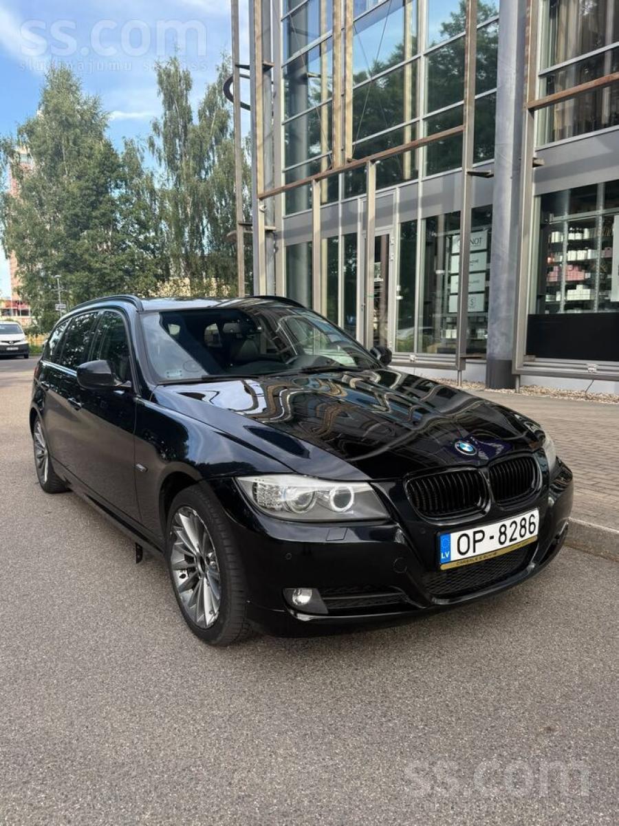 Black BMW 320 2010 in Riga, with an engine capacity of 2.00 L and mileage of 0 thousand km for 4500 €, photo 1 on AUTOMOTO.COM.LV