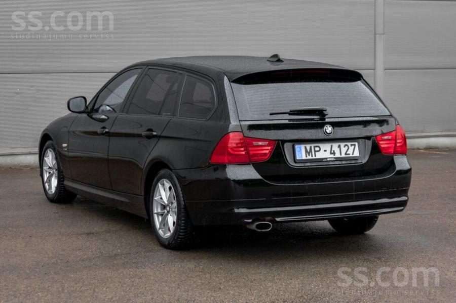 Black BMW 320 2011 in Riga, with an engine capacity of 2.00 L and mileage of 0 thousand km for 1650 €, photo 7 on AUTOMOTO.COM.LV