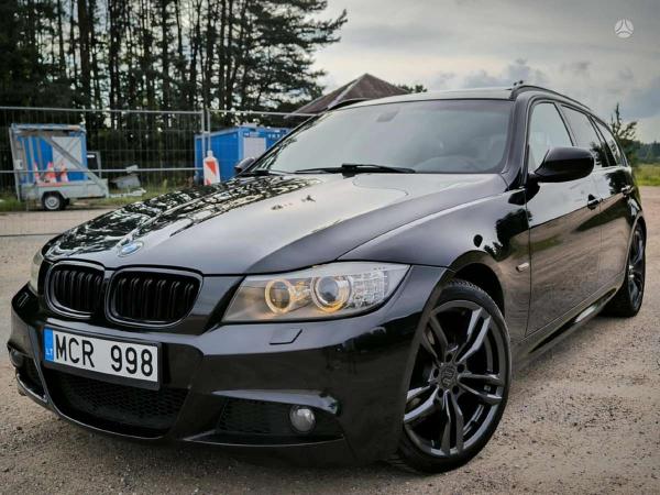 Black BMW 320 2011 in Trakai, with an engine capacity of 2.00 L and mileage of 366 thousand km for 5290 €, photo 2 on AUTOMOTO.COM.LV