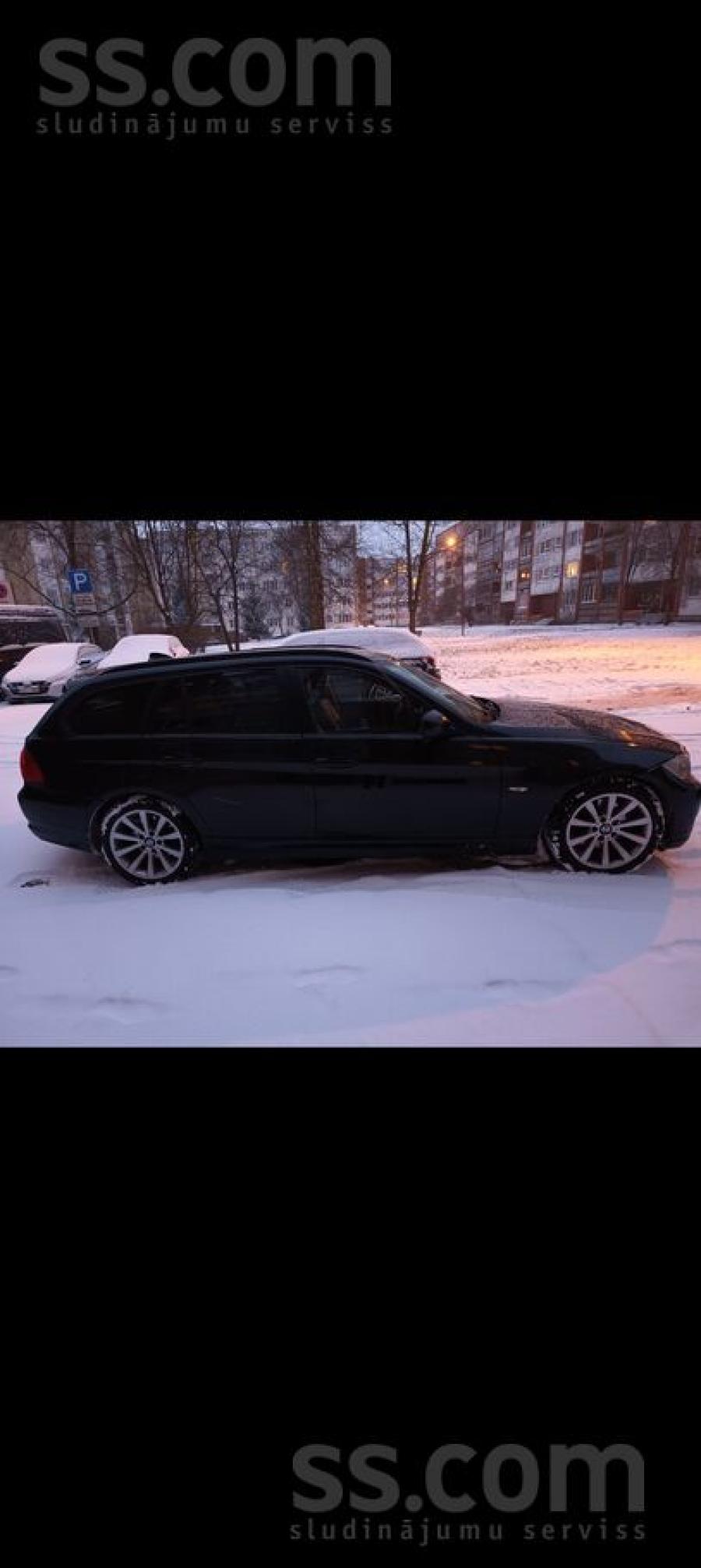 Black BMW 320 2011 in Jelgava, with an engine capacity of 2.00 L and mileage of 319 thousand km for 4500 €, photo 6 on AUTOMOTO.COM.LV
