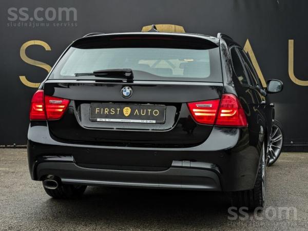 Black BMW 320 2011 in Tukums, with an engine capacity of 2.00 L and mileage of 309 thousand km for 6990 €, photo 4 on AUTOMOTO.COM.LV