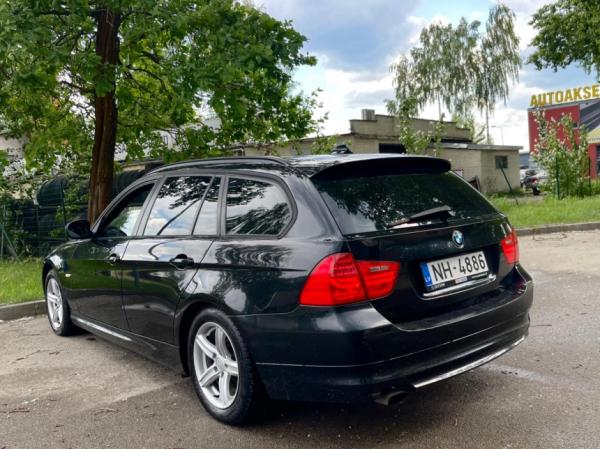 Black BMW 320 2011 in Riga, with an engine capacity of 2.00 L and mileage of 0 thousand km for 5300 €, photo 4 on AUTOMOTO.COM.LV