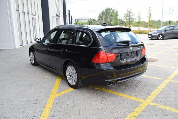 Black BMW 320 2011 in Vilnius, with an engine capacity of 2.00 L and mileage of 337 thousand km for 4900 €, photo 5 on AUTOMOTO.COM.LV