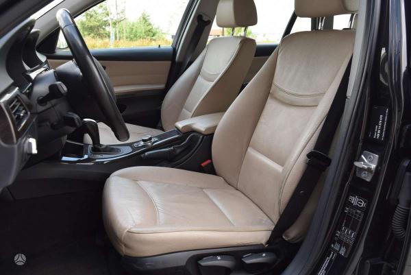 Black BMW 320 2011 in Vilnius, with an engine capacity of 2.00 L and mileage of 337 thousand km for 4900 €, photo 9 on AUTOMOTO.COM.LV