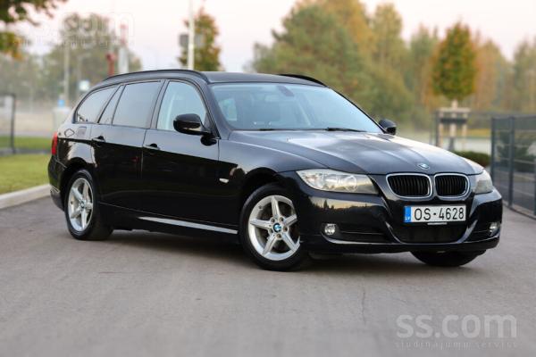 Black BMW 320 2011 in Jelgava, with an engine capacity of 2.00 L and mileage of 321 thousand km for 5650 €, photo 4 on AUTOMOTO.COM.LV
