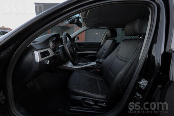 Black BMW 320 2011 in Jelgava, with an engine capacity of 2.00 L and mileage of 321 thousand km for 5650 €, photo 8 on AUTOMOTO.COM.LV