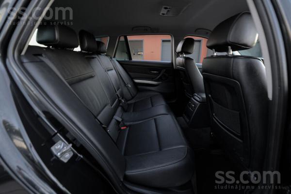 Black BMW 320 2011 in Jelgava, with an engine capacity of 2.00 L and mileage of 321 thousand km for 5650 €, photo 10 on AUTOMOTO.COM.LV