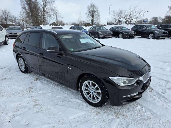 Black BMW 320 2012 in Telschi, with an engine capacity of 2.00 L and mileage of 248 thousand km for 7200 €, photo 8 on AUTOMOTO.COM.LV