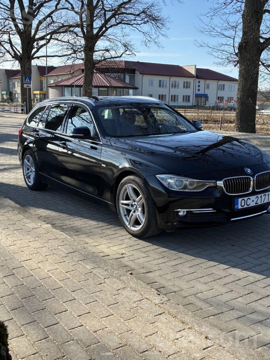 Black BMW 320 2012 in Valmiera, with an engine capacity of 2.00 L and mileage of 304 thousand km for 7800 €, photo 1 on AUTOMOTO.COM.LV