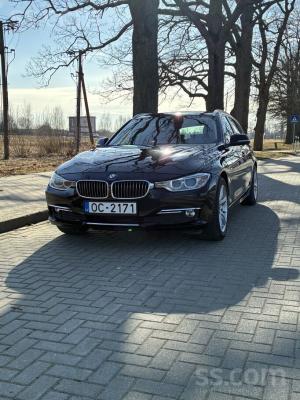 Black BMW 320 2012 in Valmiera, with an engine capacity of 2.00 L and mileage of 304 thousand km for 7800 €, photo 6 on AUTOMOTO.COM.LV