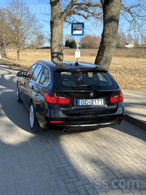 Black BMW 320 2012 in Valmiera, with an engine capacity of 2.00 L and mileage of 304 thousand km for 7800 €, photo 8 on AUTOMOTO.COM.LV