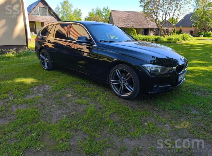 Black BMW 320 2012 in Jelgava, with an engine capacity of 2.00 L and mileage of 266 thousand km for 7700 €, photo 1 on AUTOMOTO.COM.LV