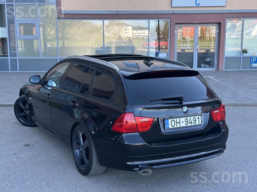 Black BMW 320 2012 in Jelgava, with an engine capacity of 2.00 L and mileage of 285 thousand km for 6350 €, photo 5 on AUTOMOTO.COM.LV
