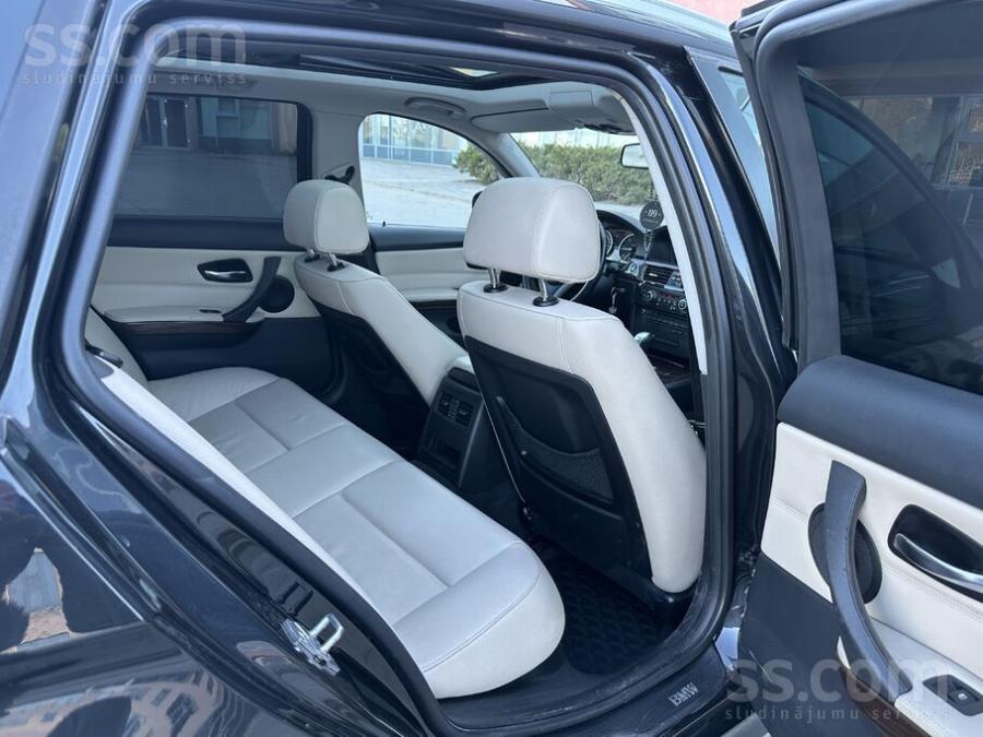 Black BMW 320 2012 in Jelgava, with an engine capacity of 2.00 L and mileage of 285 thousand km for 6350 €, photo 16 on AUTOMOTO.COM.LV