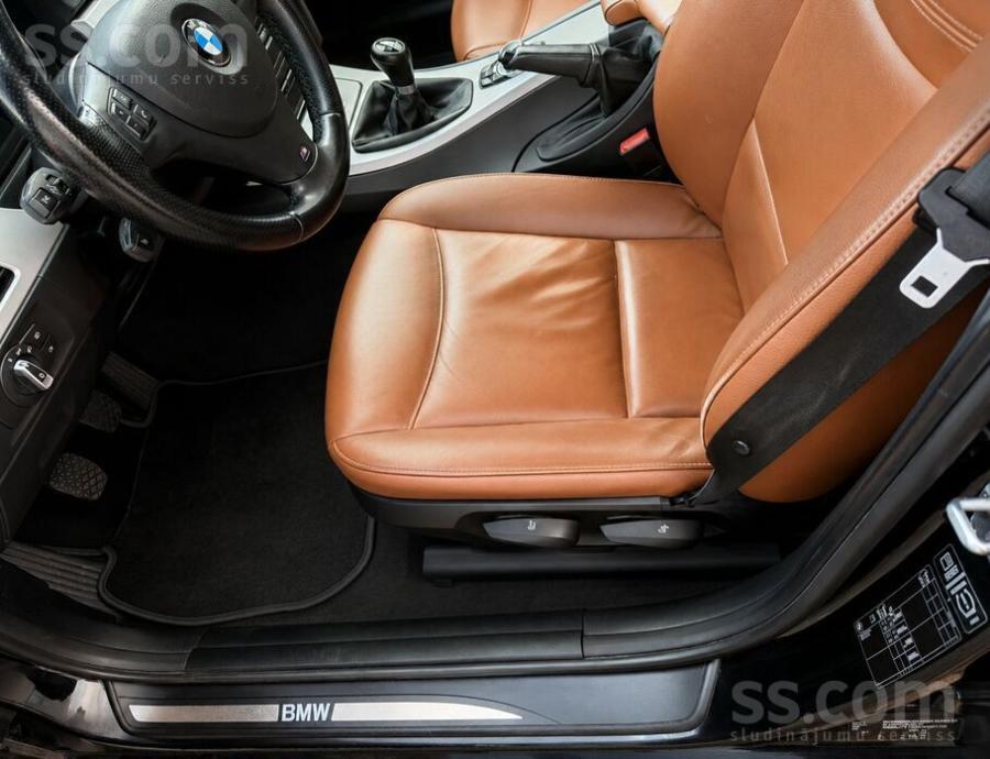 Black BMW 320 2012 in Balvi, with an engine capacity of 2.00 L and mileage of 358 thousand km for 4850 €, photo 7 on AUTOMOTO.COM.LV