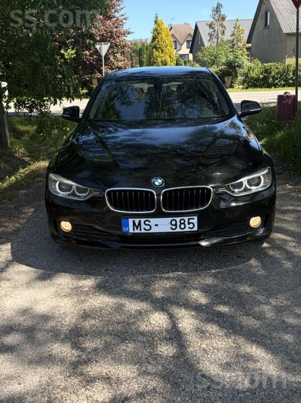 Черный БМВ 320 2012 в Талси, объемом двигателя 2.00 л и пробегом 322 тыс. км за 6150 €, фото 1 на AUTOMOTO.COM.LV