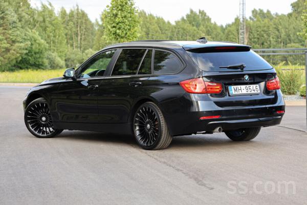 Black BMW 320 2012 in Jelgava, with an engine capacity of 2.00 L and mileage of 0 thousand km for 7650 €, photo 6 on AUTOMOTO.COM.LV
