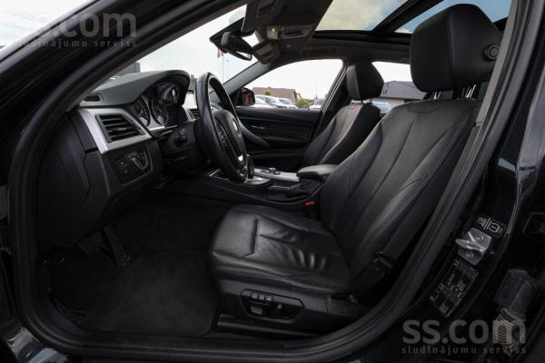 Black BMW 320 2012 in Jelgava, with an engine capacity of 2.00 L and mileage of 0 thousand km for 7650 €, photo 7 on AUTOMOTO.COM.LV