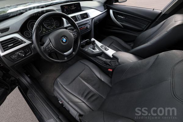 Black BMW 320 2012 in Jelgava, with an engine capacity of 2.00 L and mileage of 0 thousand km for 7650 €, photo 8 on AUTOMOTO.COM.LV