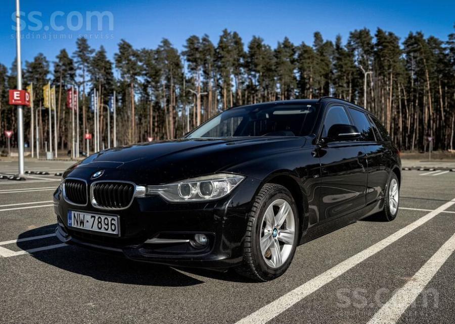 Black BMW 320 2012 in Riga, with an engine capacity of 2.00 L and mileage of 295 thousand km for 8200 €, photo 3 on AUTOMOTO.COM.LV