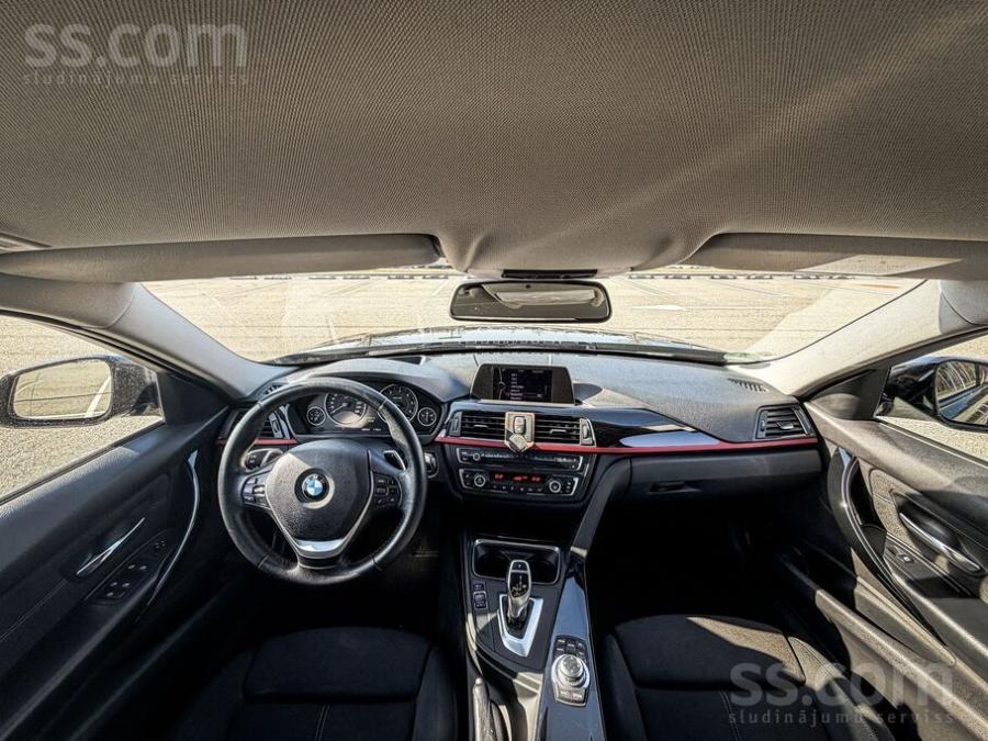 Black BMW 320 2012 in Riga, with an engine capacity of 2.00 L and mileage of 295 thousand km for 8200 €, photo 7 on AUTOMOTO.COM.LV