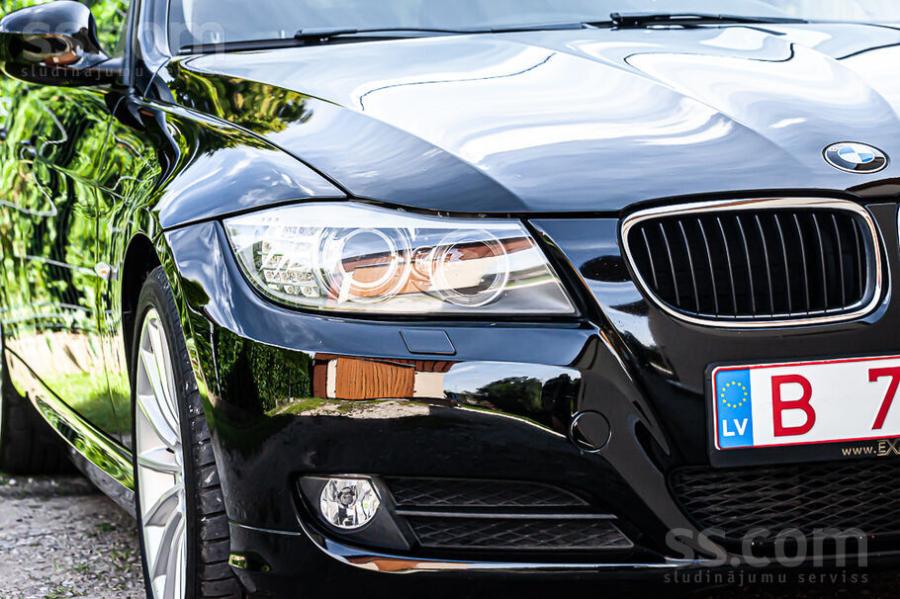 Black BMW 320 2012 in Tukums, with an engine capacity of 2.00 L and mileage of 380 thousand km for 5250 €, photo 9 on AUTOMOTO.COM.LV