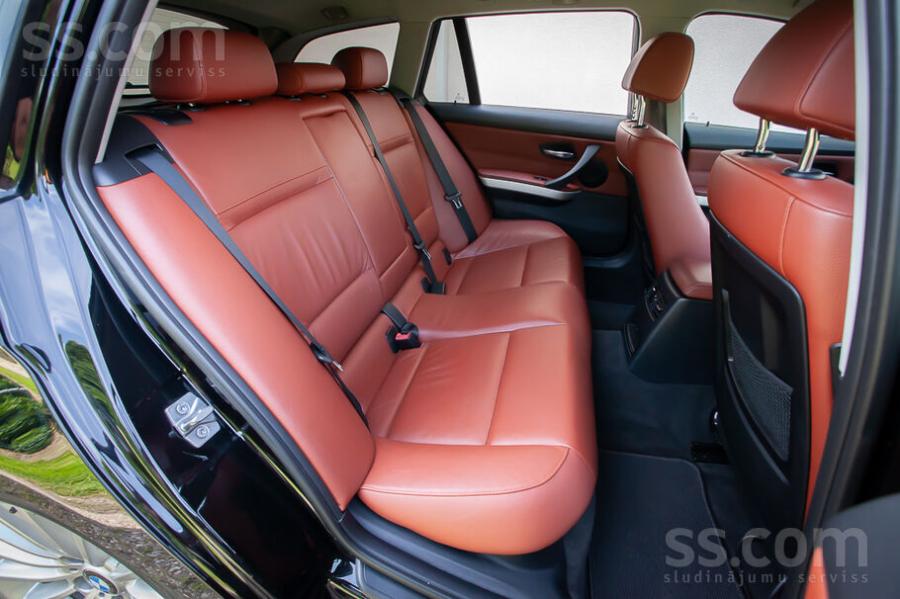 Black BMW 320 2012 in Tukums, with an engine capacity of 2.00 L and mileage of 380 thousand km for 5250 €, photo 12 on AUTOMOTO.COM.LV