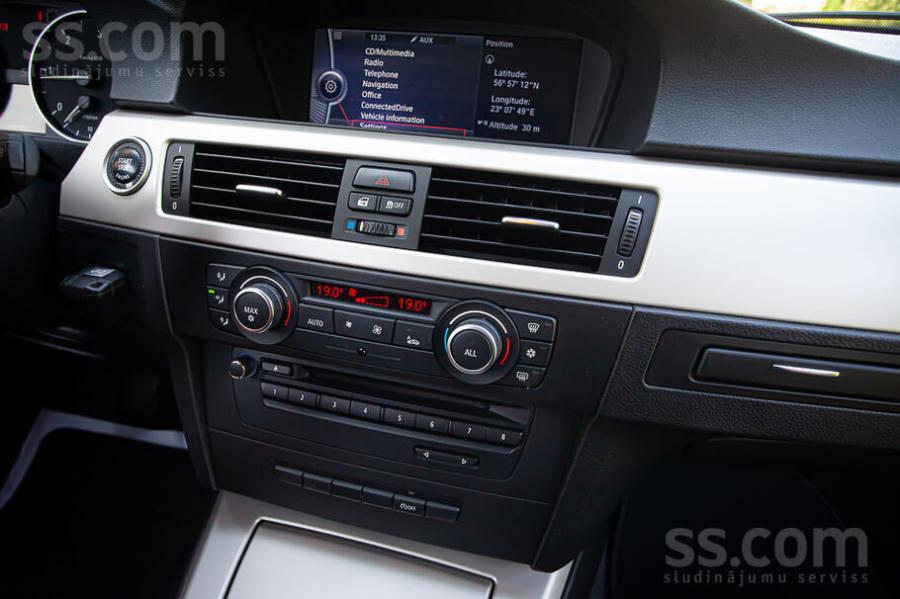 Black BMW 320 2012 in Tukums, with an engine capacity of 2.00 L and mileage of 380 thousand km for 5250 €, photo 26 on AUTOMOTO.COM.LV