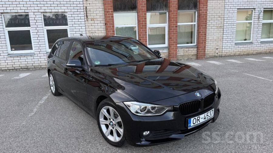 Black BMW 320 2012 in Valmiera, with an engine capacity of 2.00 L and mileage of 310 thousand km for 7900 €, photo 5 on AUTOMOTO.COM.LV