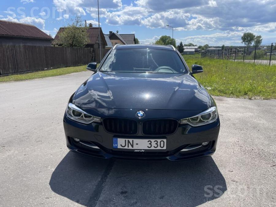 Black BMW 320 2013 in Riga, with an engine capacity of 2.00 L and mileage of 257 thousand km for 9150 €, photo 1 on AUTOMOTO.COM.LV