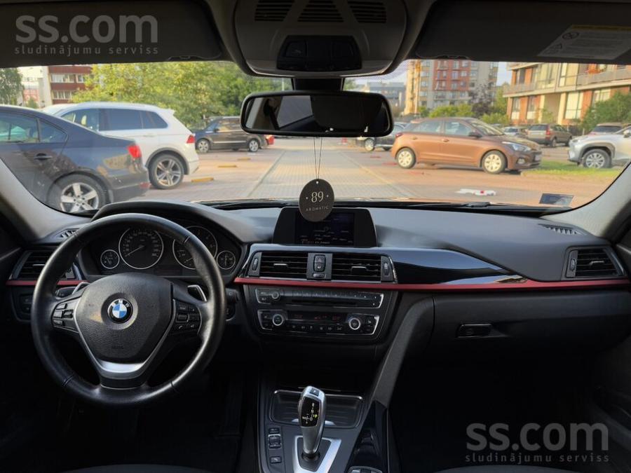 Black BMW 320 2013 in Riga, with an engine capacity of 2.00 L and mileage of 0 thousand km for 8490 €, photo 12 on AUTOMOTO.COM.LV