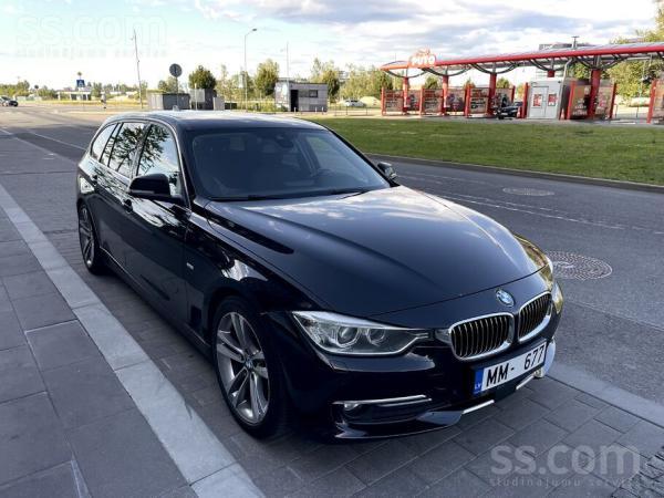 Black BMW 320 2013 in Riga, with an engine capacity of 2.00 L and mileage of 285 thousand km for 8450 €, photo 2 on AUTOMOTO.COM.LV