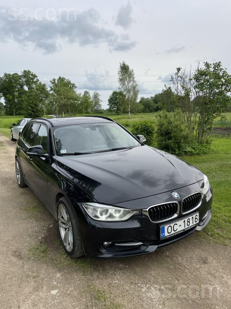 Black BMW 320 2013 in Riga, with an engine capacity of 2.00 L and mileage of 270 thousand km for 8800 €, photo 1 on AUTOMOTO.COM.LV