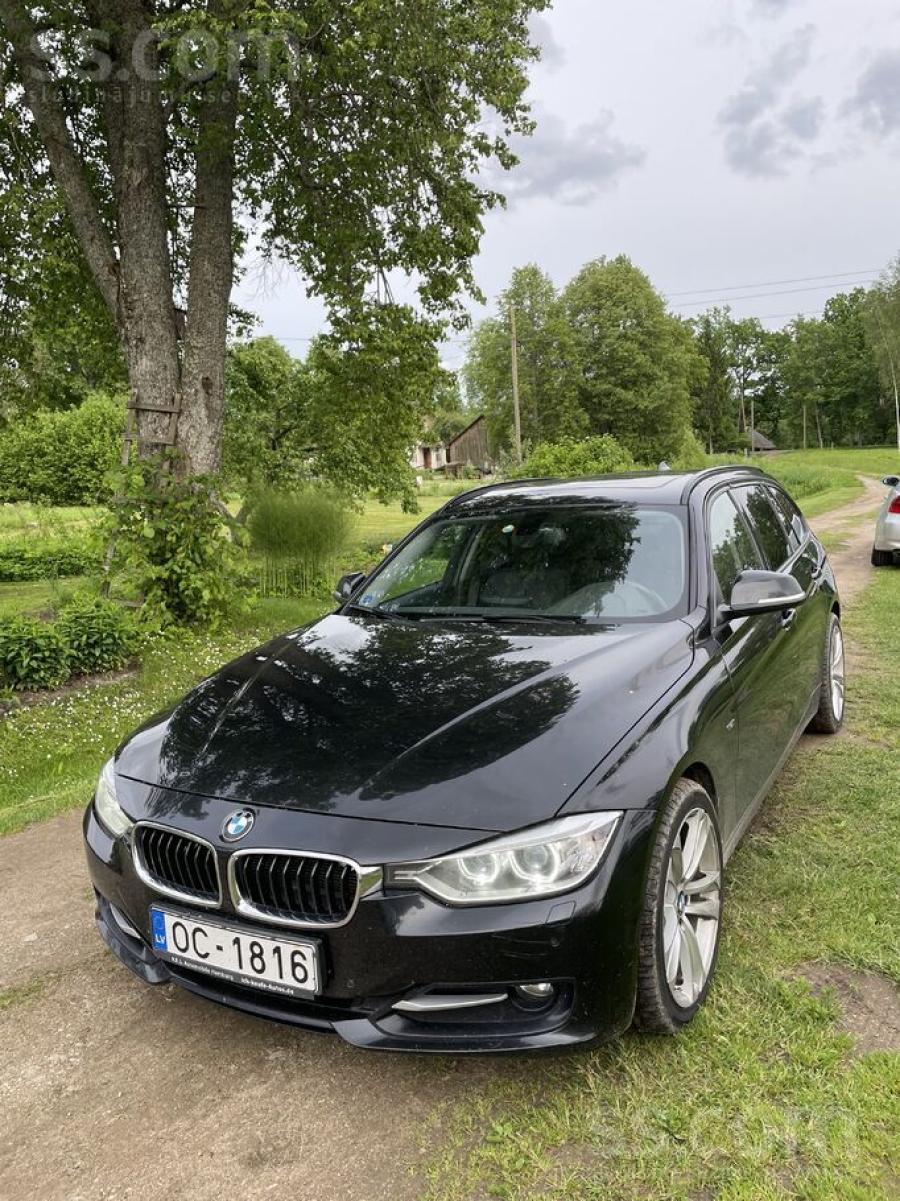 Black BMW 320 2013 in Riga, with an engine capacity of 2.00 L and mileage of 270 thousand km for 8800 €, photo 2 on AUTOMOTO.COM.LV