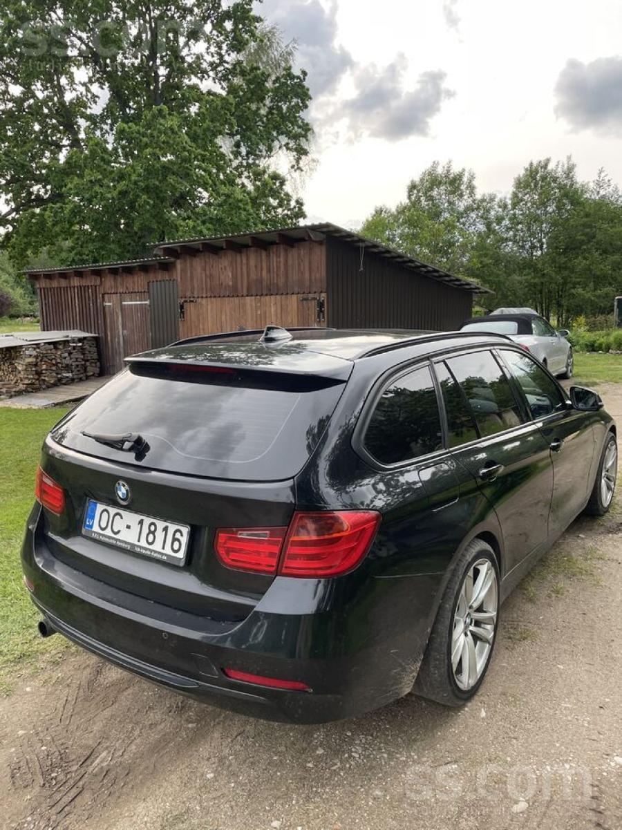 Black BMW 320 2013 in Riga, with an engine capacity of 2.00 L and mileage of 270 thousand km for 8800 €, photo 3 on AUTOMOTO.COM.LV