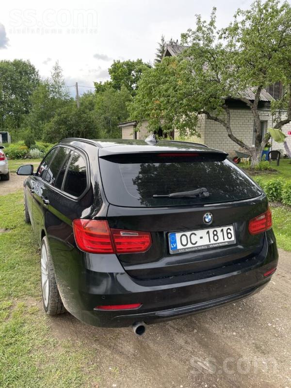 Black BMW 320 2013 in Riga, with an engine capacity of 2.00 L and mileage of 270 thousand km for 8800 €, photo 5 on AUTOMOTO.COM.LV