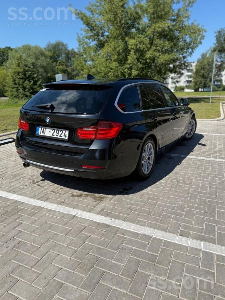 Black BMW 320 2013 in Riga, with an engine capacity of 2.00 L and mileage of 345 thousand km for 8200 €, photo 8 on AUTOMOTO.COM.LV