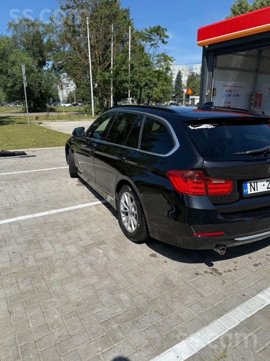 Black BMW 320 2013 in Riga, with an engine capacity of 2.00 L and mileage of 345 thousand km for 8200 €, photo 9 on AUTOMOTO.COM.LV