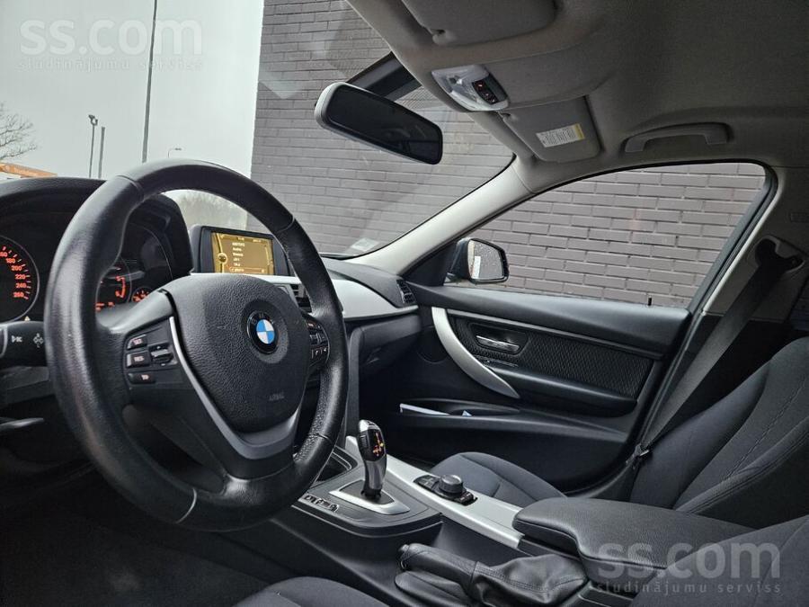 Black BMW 320 2013 in Cesis, with an engine capacity of 2.00 L and mileage of 243 thousand km for 8800 €, photo 14 on AUTOMOTO.COM.LV