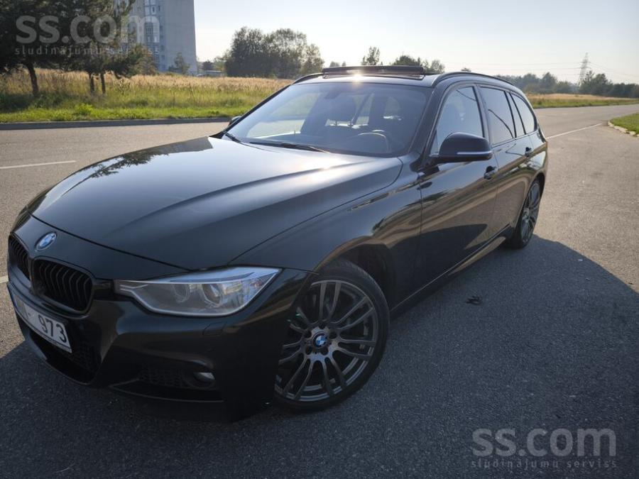 Black BMW 320 2013 in Riga, with an engine capacity of 2.00 L and mileage of 255 thousand km for 10000 €, photo 7 on AUTOMOTO.COM.LV