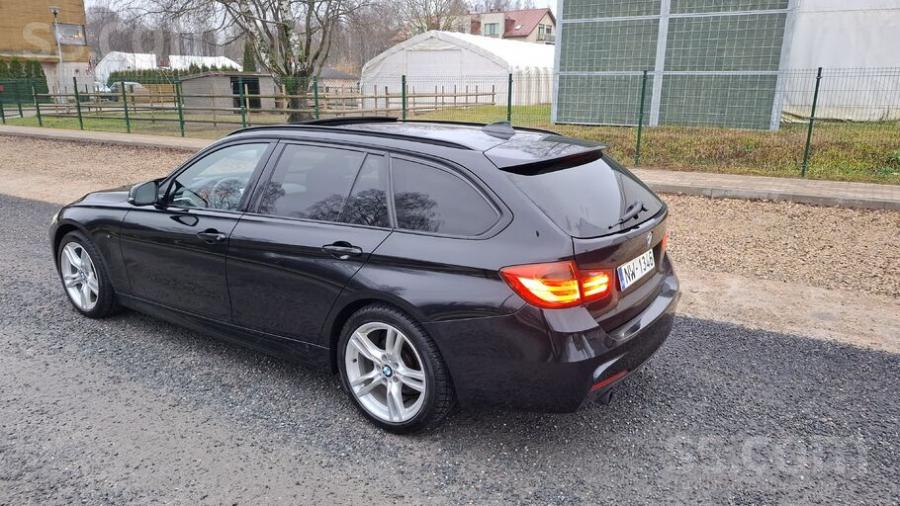 Black BMW 320 2013 in Riga, with an engine capacity of 2.00 L and mileage of 250 thousand km for 10650 €, photo 4 on AUTOMOTO.COM.LV